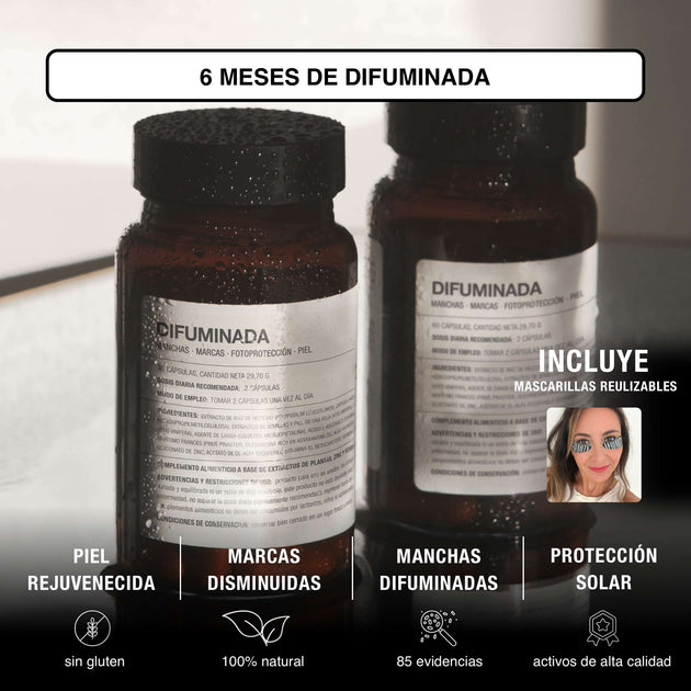 CÁPSULAS DIFUMINADA - MARCAS, MANCHAS Y PROTECCIÓN SOLAR – afrodite